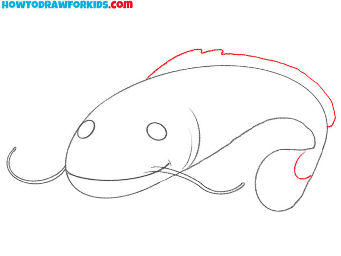 How to Draw a Catfish - Easy Drawing Tutorial For Kids