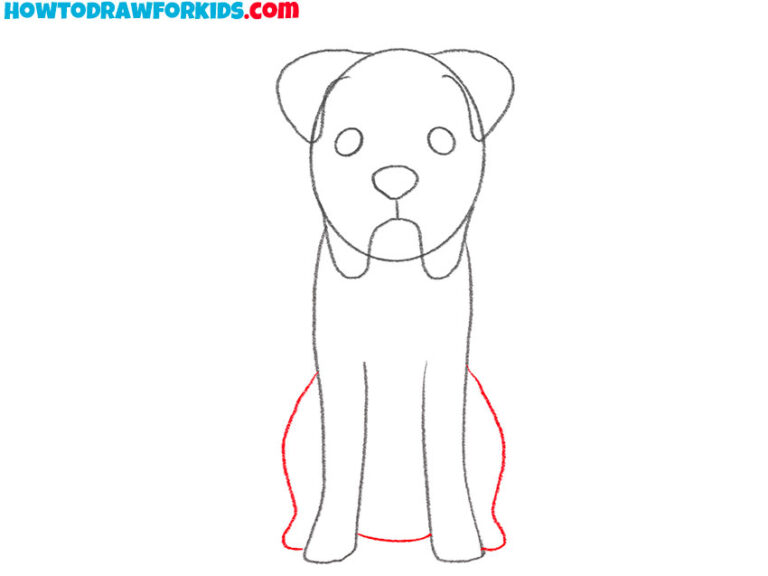 How to Draw a Boxer Dog - Easy Drawing Tutorial For Kids