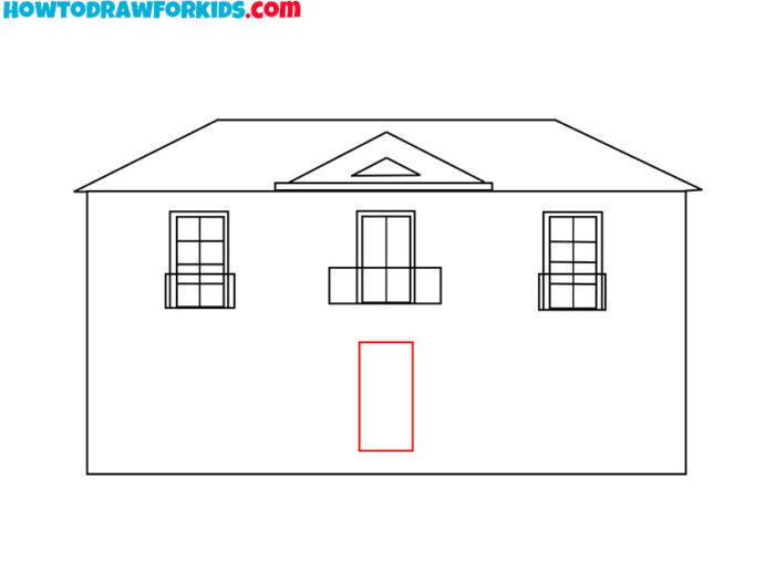 How to Draw a Mansion - Easy Drawing Tutorial For Kids