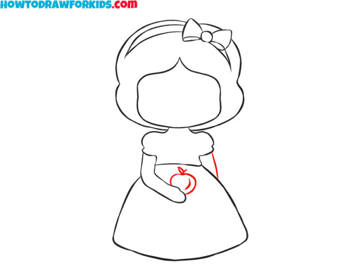 How to Draw Snow White - Easy Drawing Tutorial For Kids