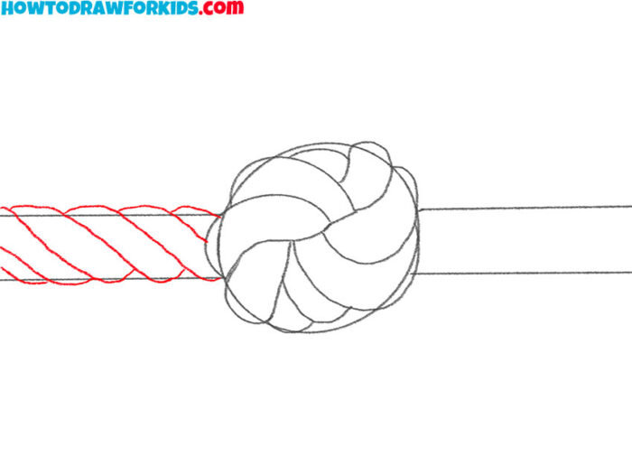 How to Draw a Knot - Easy Drawing Tutorial For Kids
