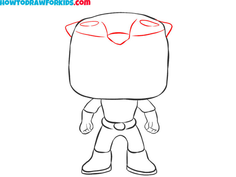 How to Draw Power Ranger - Easy Drawing Tutorial For Kids