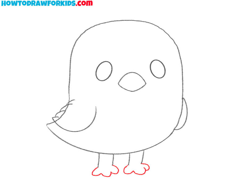 How to Draw a Chick - Easy Drawing Tutorial For Kids