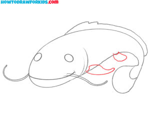 How to Draw a Catfish - Easy Drawing Tutorial For Kids