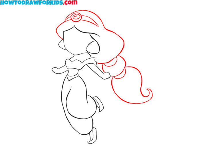 How to Draw Jasmine - Easy Drawing Tutorial For Kids