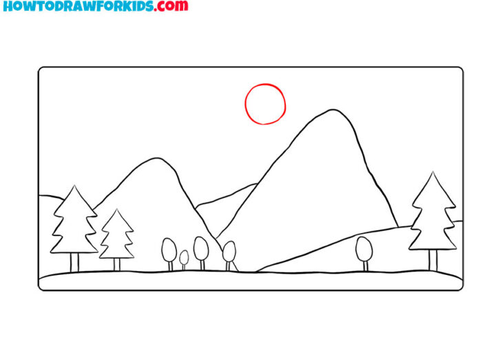 How to Draw Nature - Easy Drawing Tutorial For Kids