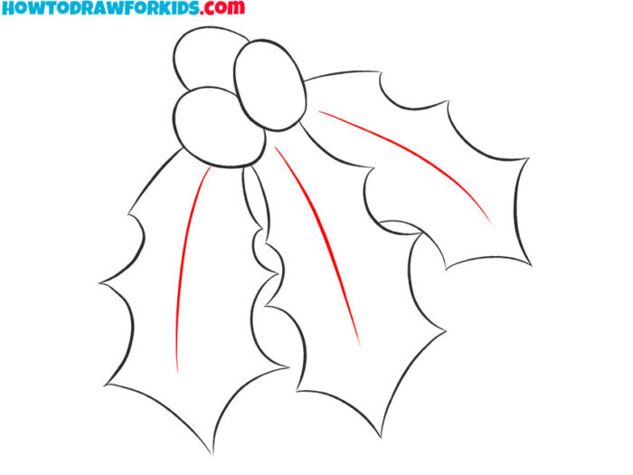 How to Draw Mistletoe - Easy Drawing Tutorial For Kids