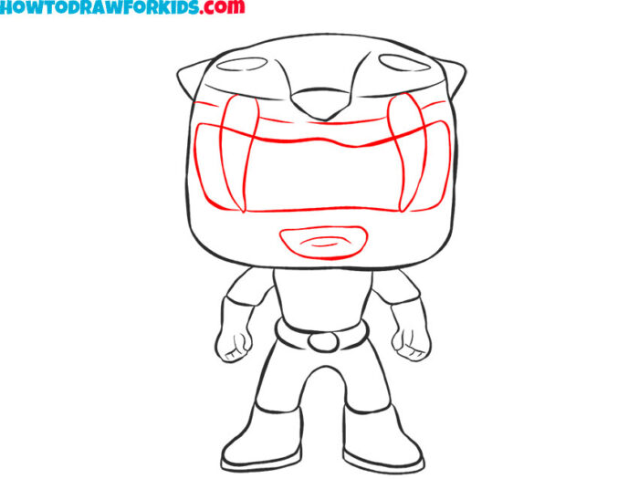 How to Draw Power Ranger - Easy Drawing Tutorial For Kids