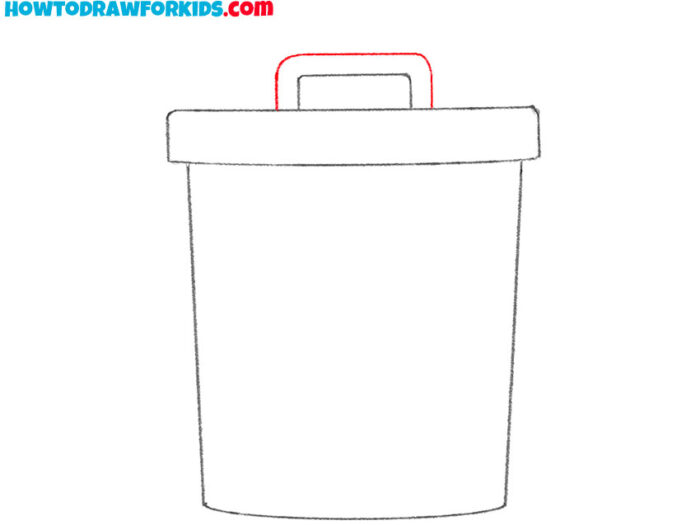 How to Draw a Trash Can - Easy Drawing Tutorial For Kids