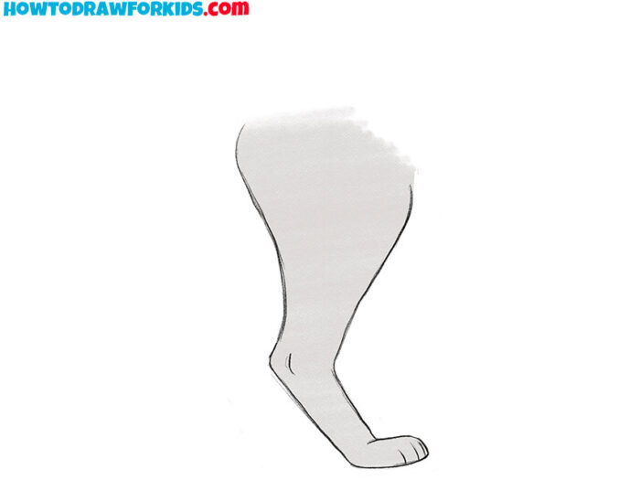 How to Draw a Cat Leg - Easy Drawing Tutorial For Kids