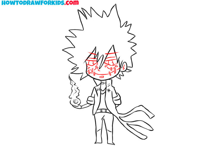 How to Draw Dabi - Easy Drawing Tutorial For Kids
