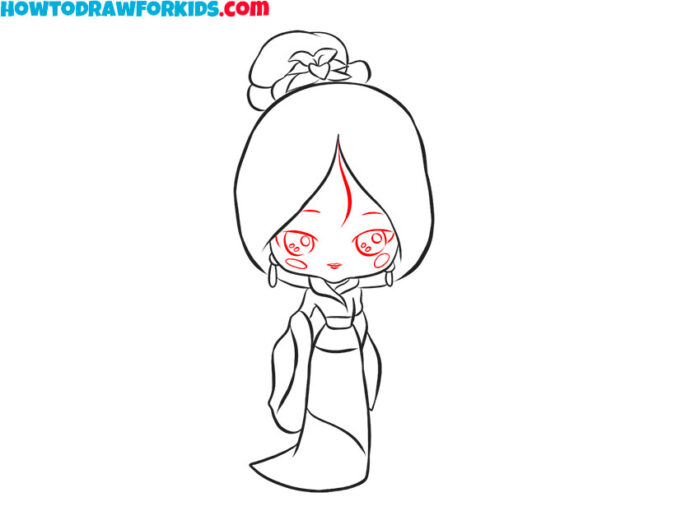 How to Draw Mulan - Easy Drawing Tutorial For Kids