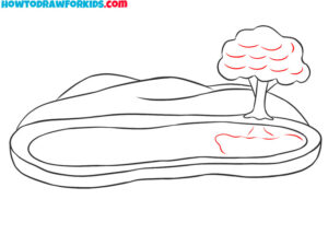 How to Draw a Lake - Easy Drawing Tutorial For Kids