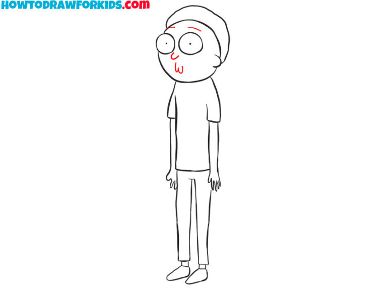 How to Draw Morty - Easy Drawing Tutorial For Kids