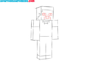 How to Draw Steve from Minecraft - Easy Drawing Tutorial For Kids