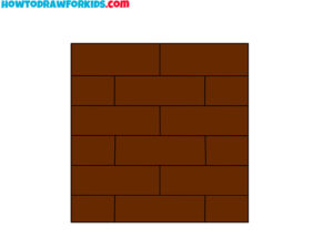 How to Draw Bricks - Easy Drawing Tutorial For Kids