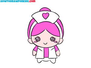 How to Draw a Nurse - Easy Drawing Tutorial For Kids