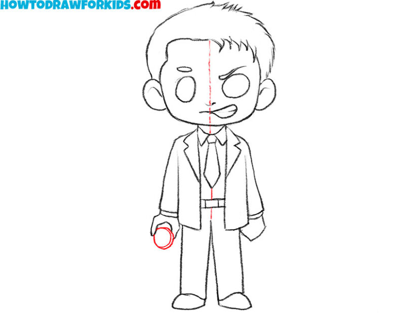 How to Draw Two-Face - Easy Drawing Tutorial For Kids