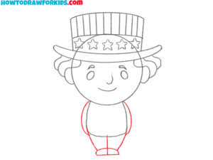 How to Draw Uncle Sam - Easy Drawing Tutorial For Kids