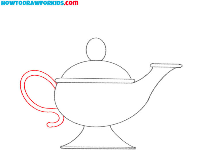 How to Draw a Genie Lamp - Easy Drawing Tutorial For Kids