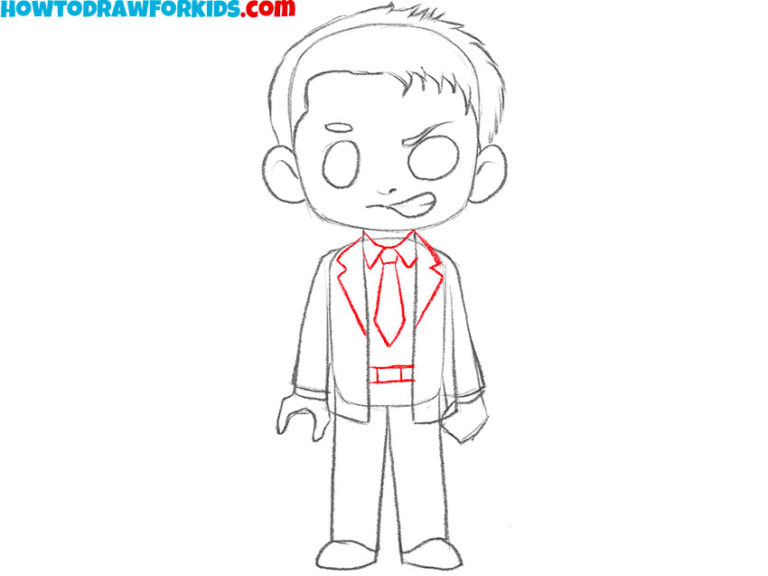 How to Draw Two-Face - Easy Drawing Tutorial For Kids