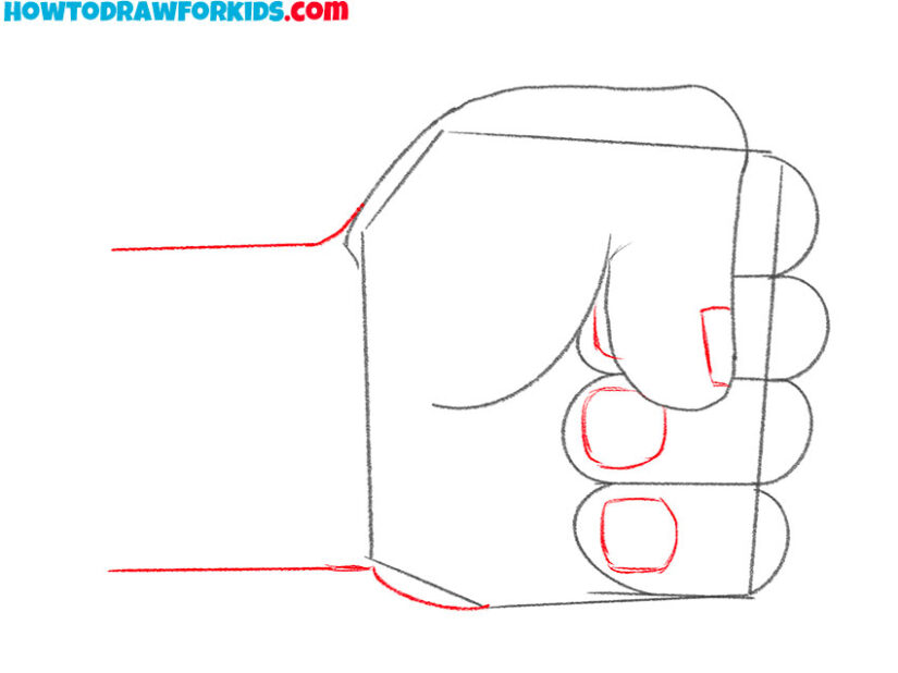 How to Draw a Fist - Easy Drawing Tutorial For Kids