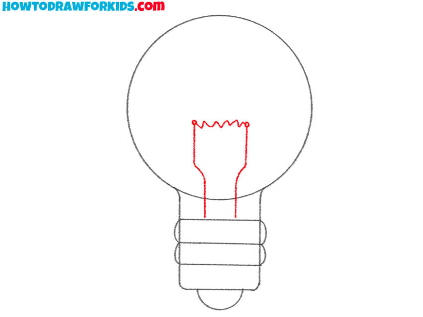 How to Draw a Light Bulb - Easy Drawing Tutorial For Kids