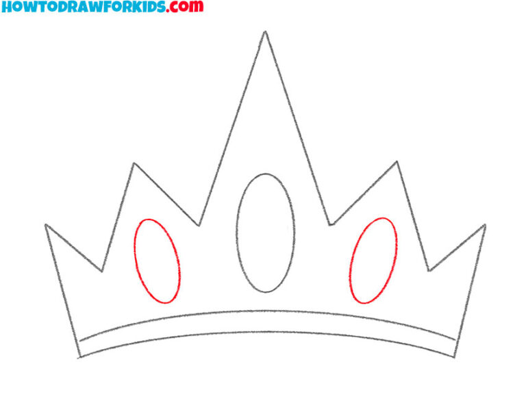 How to Draw a Tiara - Easy Drawing Tutorial For Kids