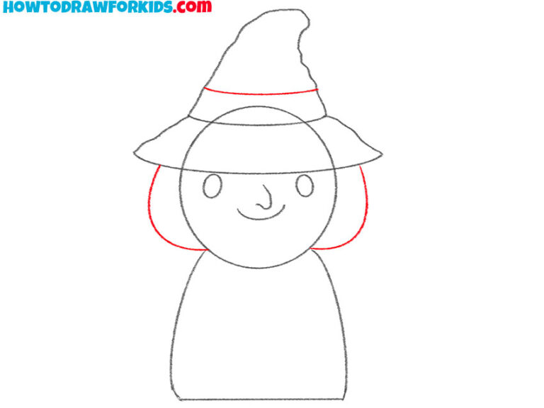 How to Draw a Witch - Easy Drawing Tutorial For Kids