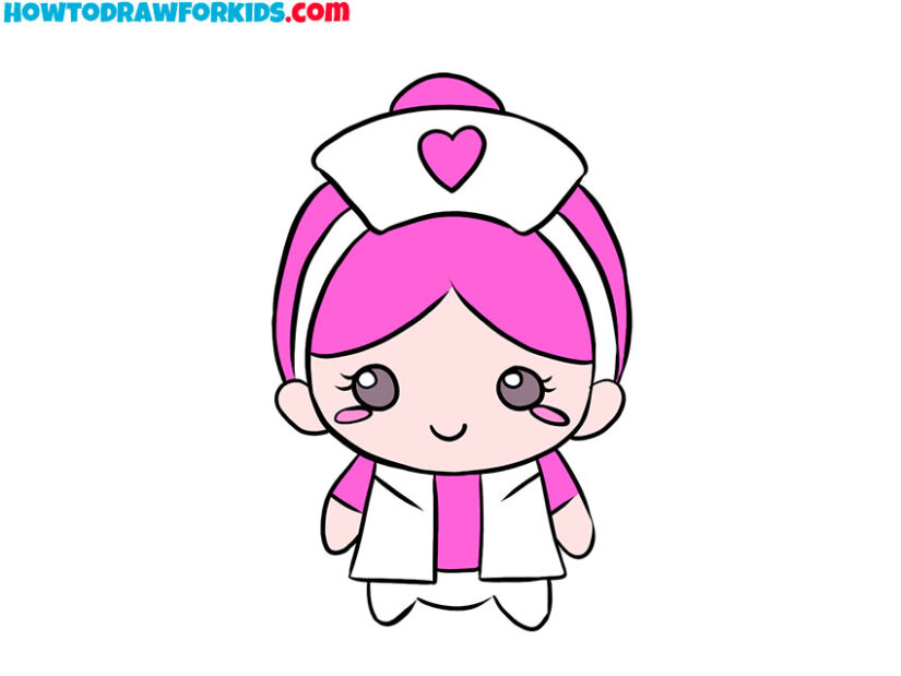 How to Draw a Nurse - Easy Drawing Tutorial For Kids