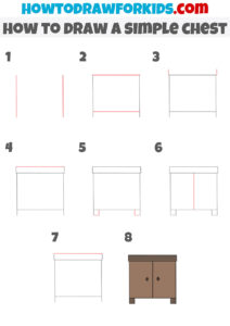 How to Draw a Chest - Easy Drawing Tutorial For Kids