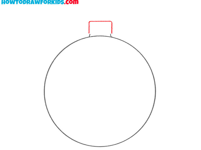 How to Draw a Christmas Ornament - Easy Drawing Tutorial