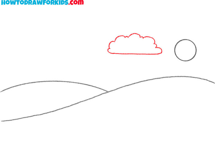 How to Draw Hills - Easy Drawing Tutorial For Kids