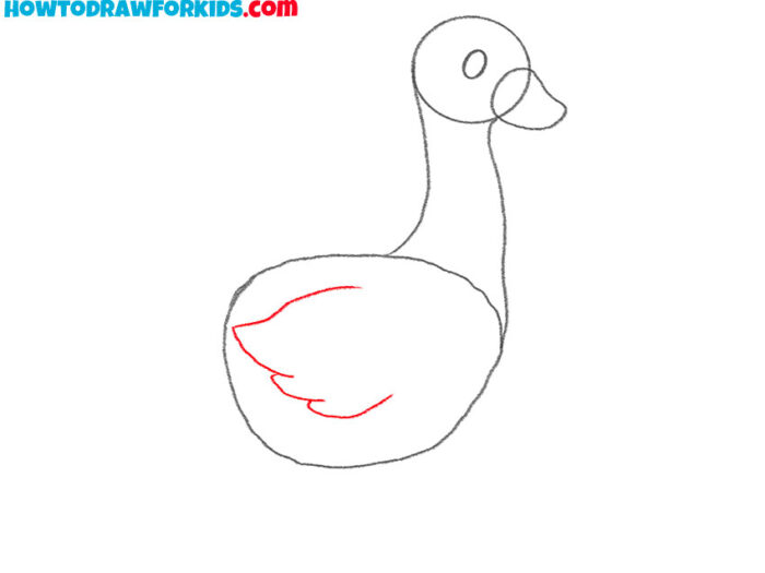 How to Draw a Goose - Easy Drawing Tutorial For Kids
