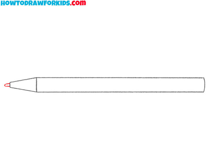 How to Draw a Pen - Easy Drawing Tutorial For Kids