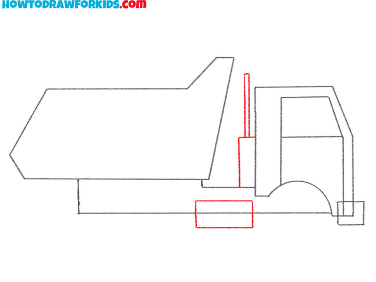 How to Draw a Dump Truck - Easy Drawing Tutorial For Kids