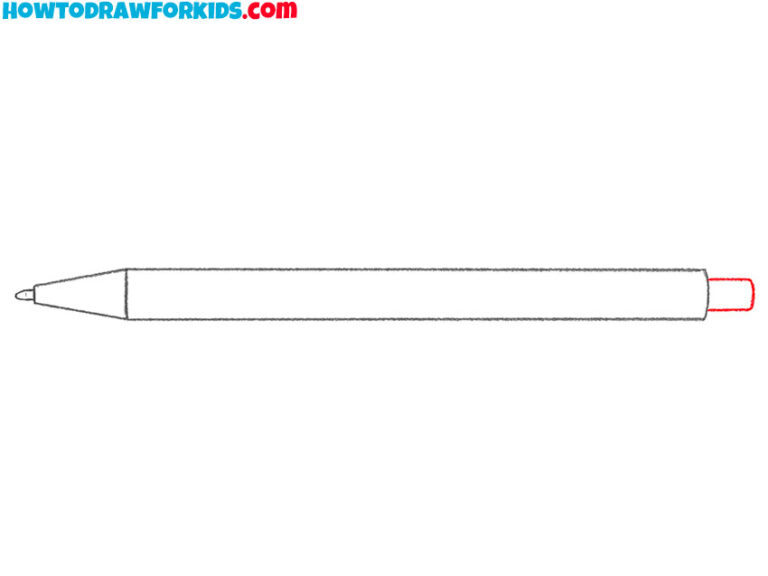 How to Draw a Pen - Easy Drawing Tutorial For Kids