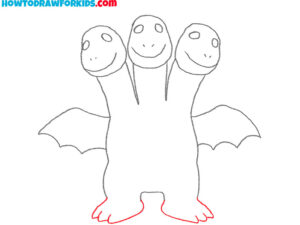 How to Draw Gidorah - Easy Drawing Tutorial For Kids