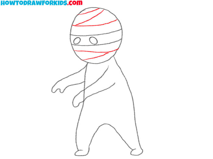 How to Draw a Mummy - Easy Drawing Tutorial For Kids