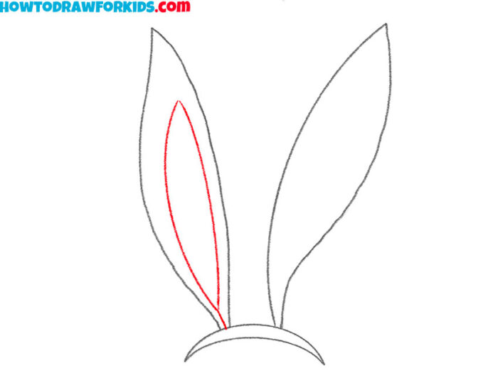 How to Draw Bunny Ears - Easy Drawing Tutorial For Kids