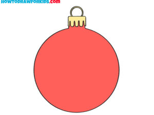 How to Draw a Christmas Ornament - Easy Drawing Tutorial