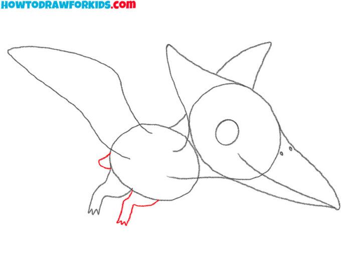 How to Draw a Pterodactyl - Easy Drawing Tutorial For Kids