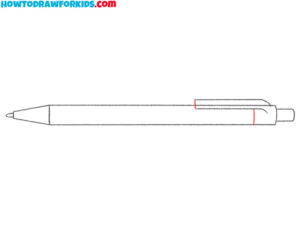 How to Draw a Pen - Easy Drawing Tutorial For Kids