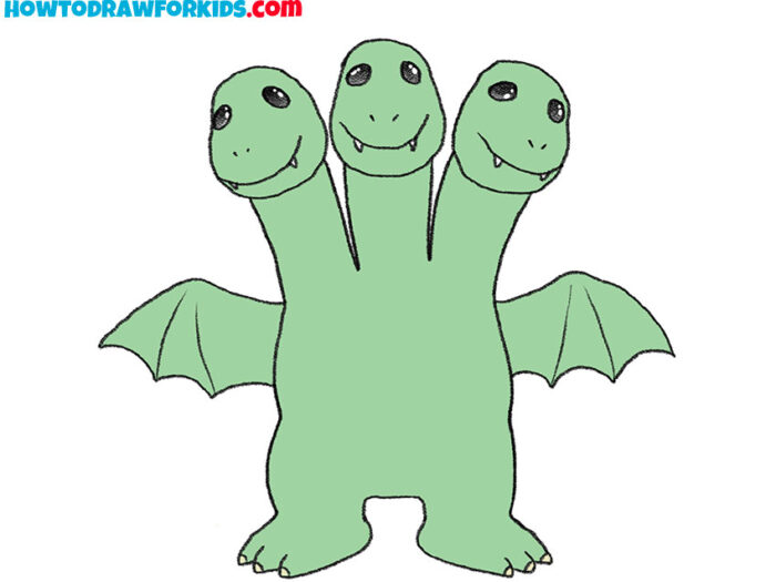 How to Draw Gidorah - Easy Drawing Tutorial For Kids