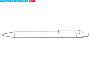 How to Draw a Pen - Easy Drawing Tutorial For Kids