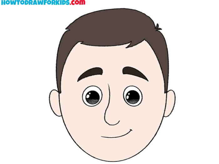 How to Draw a Male Face - Easy Drawing Tutorial For Kids