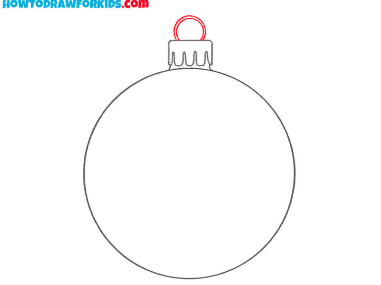 How to Draw a Christmas Ornament - Easy Drawing Tutorial