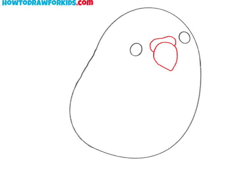 How to Draw a Parakeet - Easy Drawing Tutorial For Kids