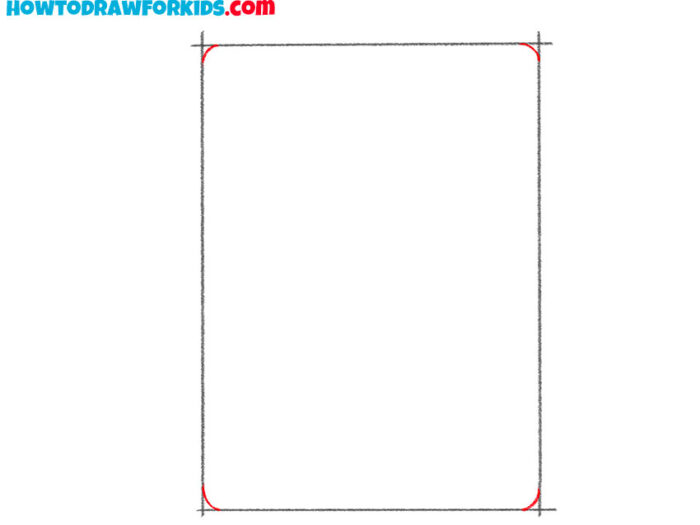 How to Draw a Tablet - Easy Drawing Tutorial For Kids