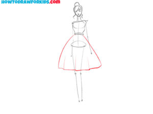 How to Draw a Fashion Sketch - Easy Drawing Tutorial For Kids